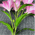 Nvzi-a 3pcs 2 Heads 1 buds Lily Artificial Flowers, Fake flowers ...