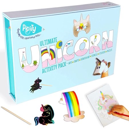 Unicorns Arts & Crafts Kit, Gifts for Girls Age 5,6,7, 8+. 50 Creative ...