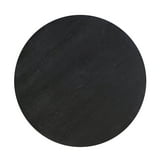 Omax Decor Mod Round Shape Mid-Century Wood Coffee Table in Black ...