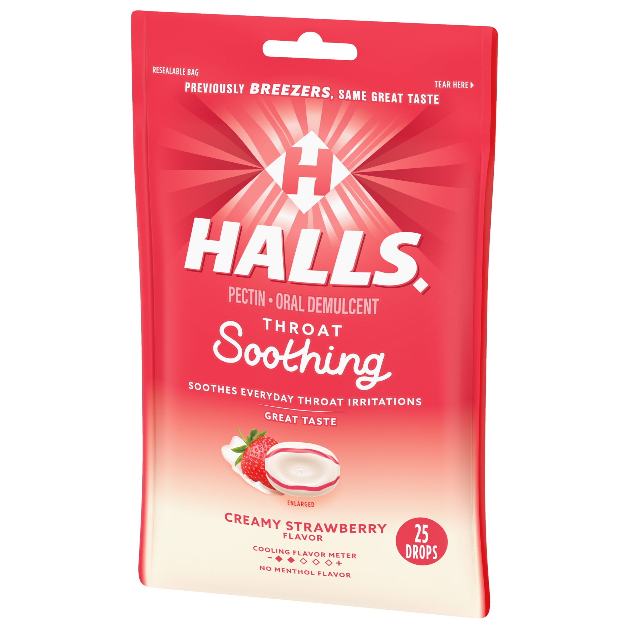 Halls Cough Drops Halls ECONOMY Pack COOL BERRY Throat Soothing 70