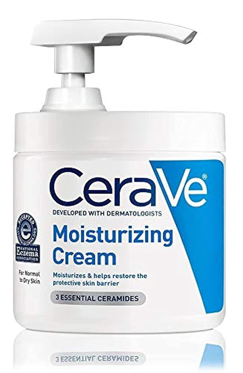 CeraVe Moisturizing Cream with Pump, 16 Ounce multicolor | Walmart en línea