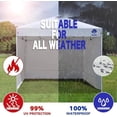 Instant Canopy Walls for 12x12 ft Pop Up Canopy Frame, 99% UV ...