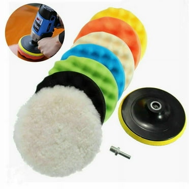 3" Buffing Pad Kit, 4 Buff Polishing Pads, Polisher Backing Plate ...