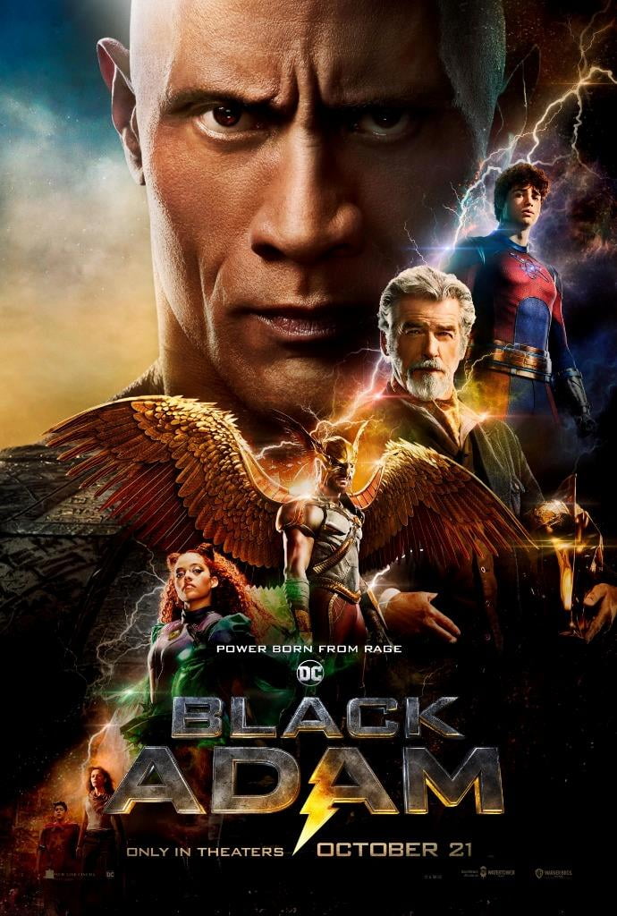 Black Adam Movie Poster Quality Glossy Print Photo Wall Art Stars ...