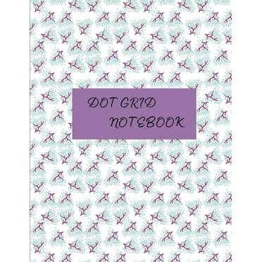 Dot Grid Notebook: Elegant Black Dotted Notebook/JournalLarge (8.5 x 11 ...