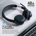 JLab Go Work Gen 2 Wireless Headsets with Microphone - 55+ Playtime PC ...