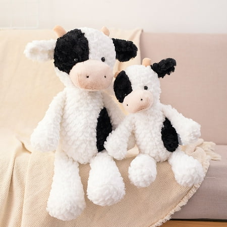 Lubelski 30/50cm Milk Cow Plush Toy Soft Cute Animal Dolls Desktop ...