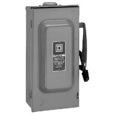 GE Energy TC10323R 100A Outdoor Double Pole Double Throw Safety Switch ...