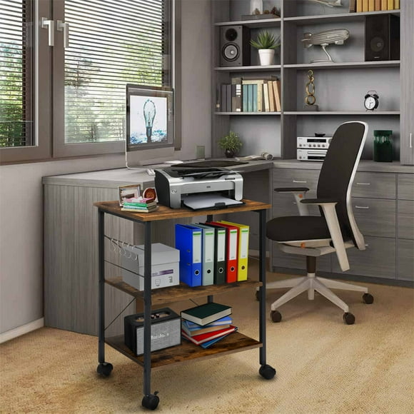 Under Desk Rolling Cart