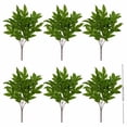 Cadancy Artificial Flower Stems 6 Pack Faux Floral Bouquet Decorative ...
