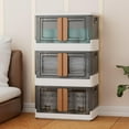 3 Pack 8.4 Gal Clear Stackable Storage Bins, Large Plastic Box for Home ...