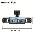 YZHENDEC 360° 4-Channel Driving Recorder: 1080P Front & 720P Rear/Left ...