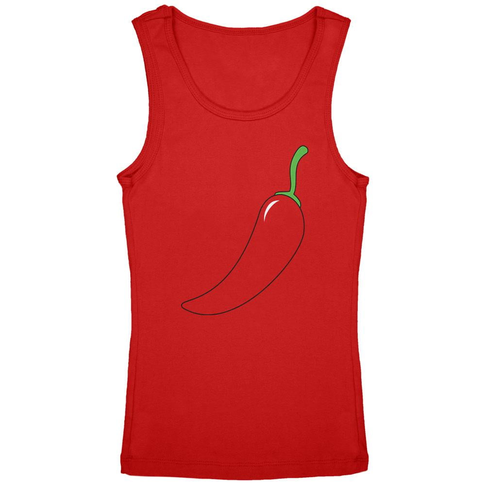 Halloween Chili Pepper Costume of Cinco de Mayo Youth Girls Tank Top ...