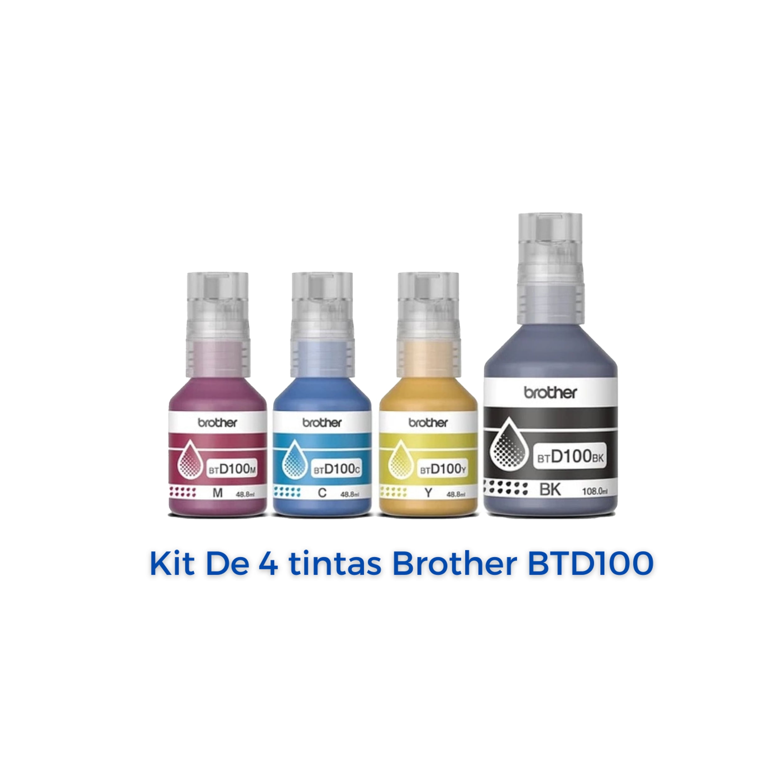 Kit de 4 Tintas Brother BTD100 BKCMY | Walmart en línea