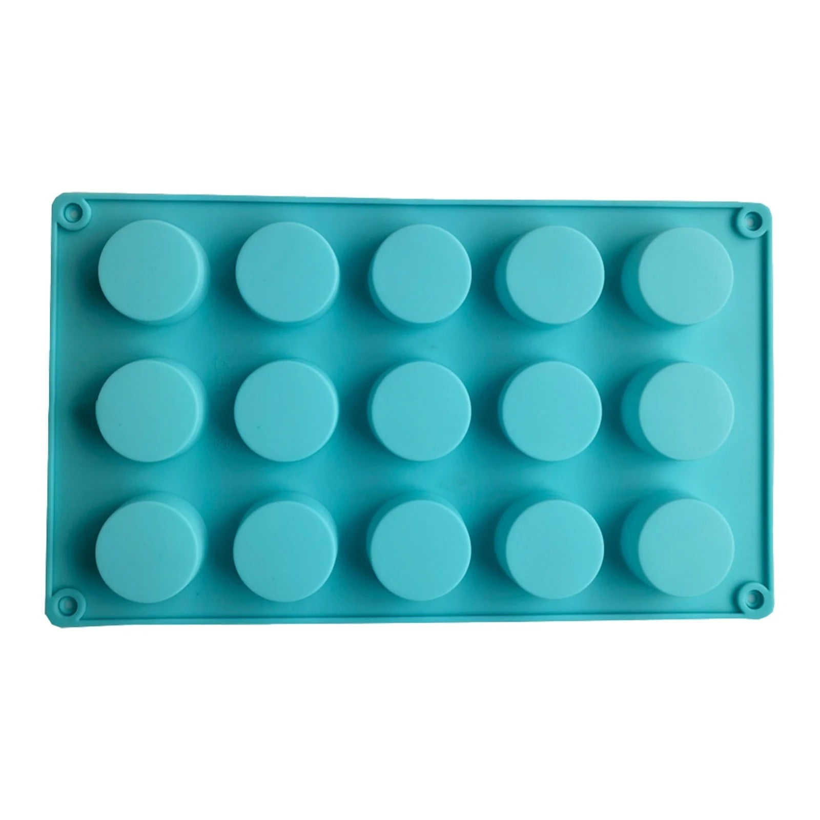 Small 15 Cavity Column Shape Silicone Baking For Making Cake Jelly Dome ...