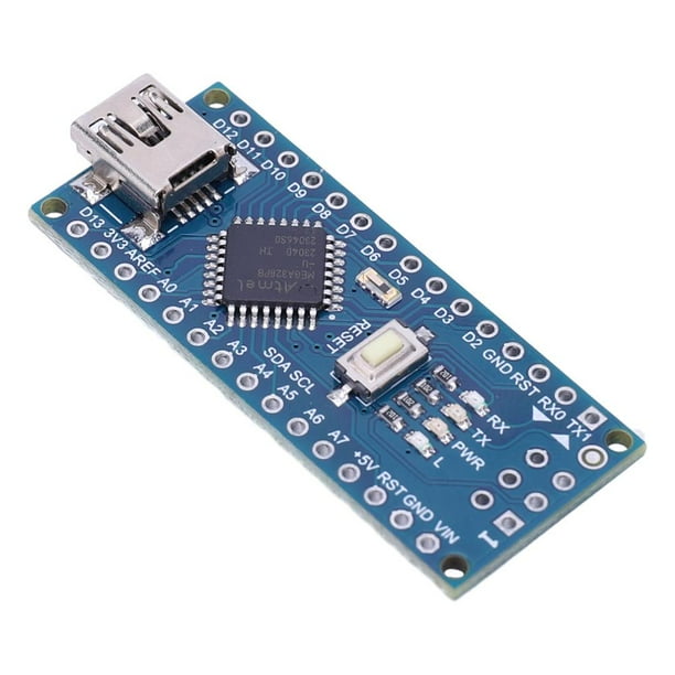 Para Arduino Nano 3.0 Atmega328 Placa de desarrollo PCB CH340 Chip ...