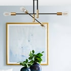 Possini Euro Design Warm Brass Mini Pendant Light 5 1/2" Wide Modern ...