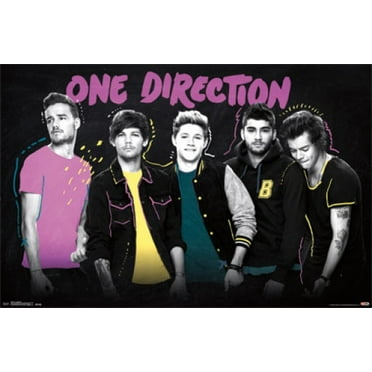 One Direction Poster Amazing Group Shot - Burgundy BBG New 24x36 ...