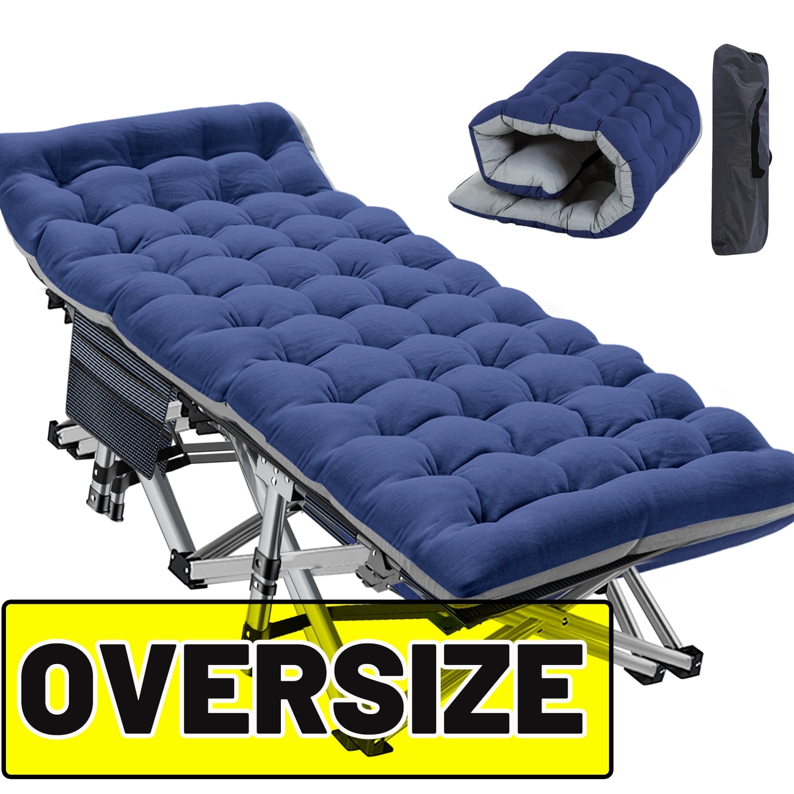 Click here for Slsy Oversized Xxl Folding Bed Cot With 3.3 Inch 2... prices