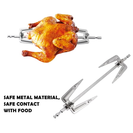 Roast Chicken Forks 2pcs Grill Forks Durable Useful Fine Good Stainless ...