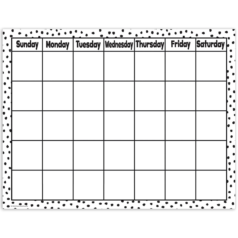 Calendar Chart Template