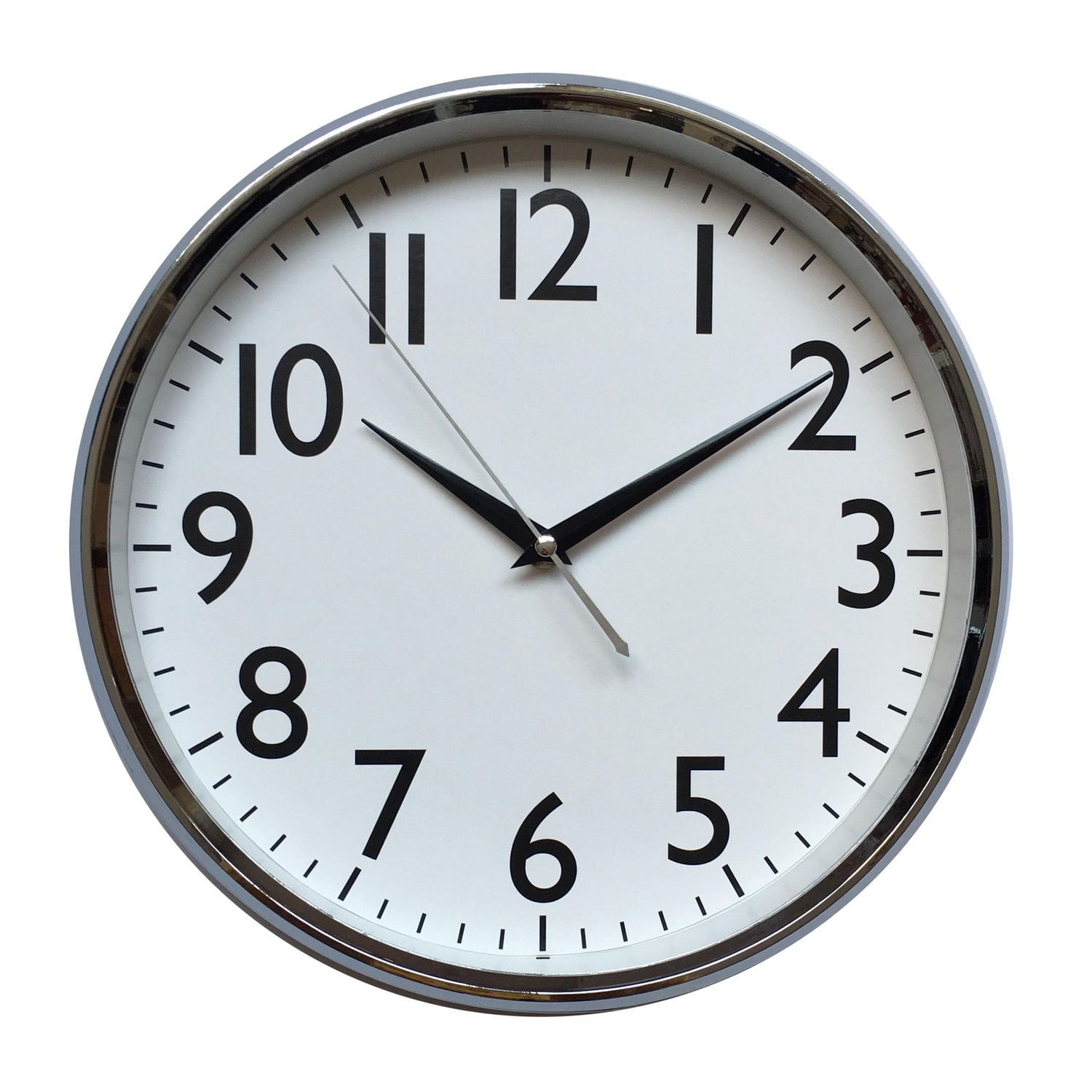 Click here for Hometrends Chrome Contemporary Wall Clock prices