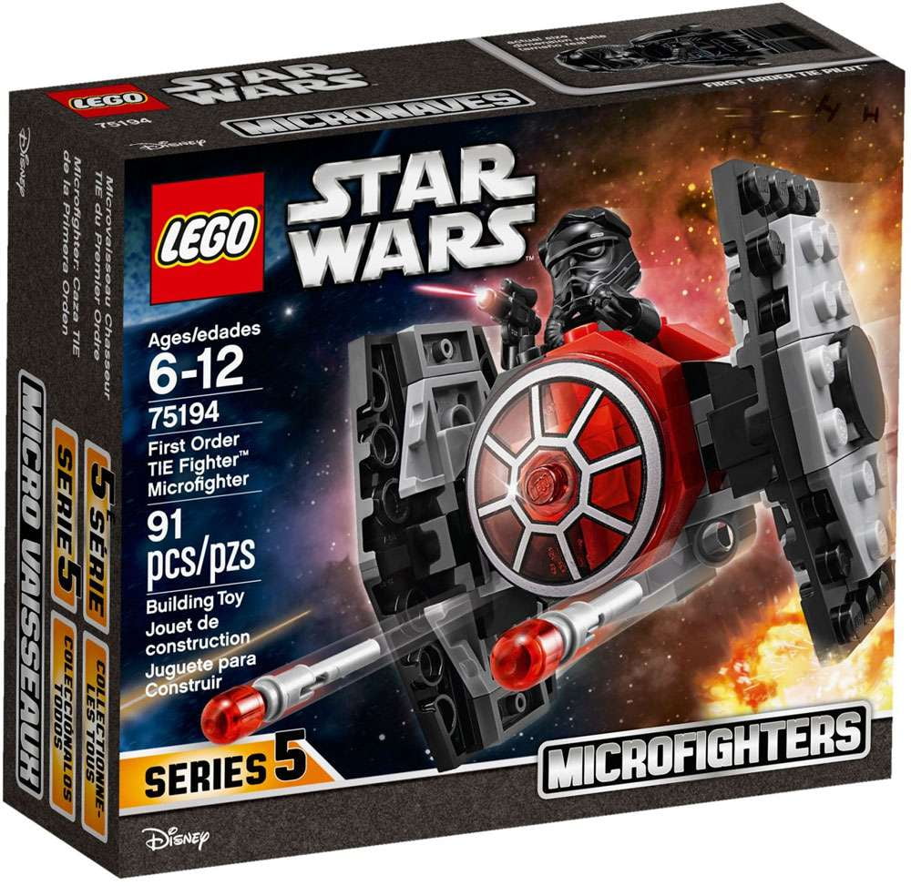Pre-Owned LEGO Star Wars TM First Order TIE Fighter™ Microfighter 75194 ...
