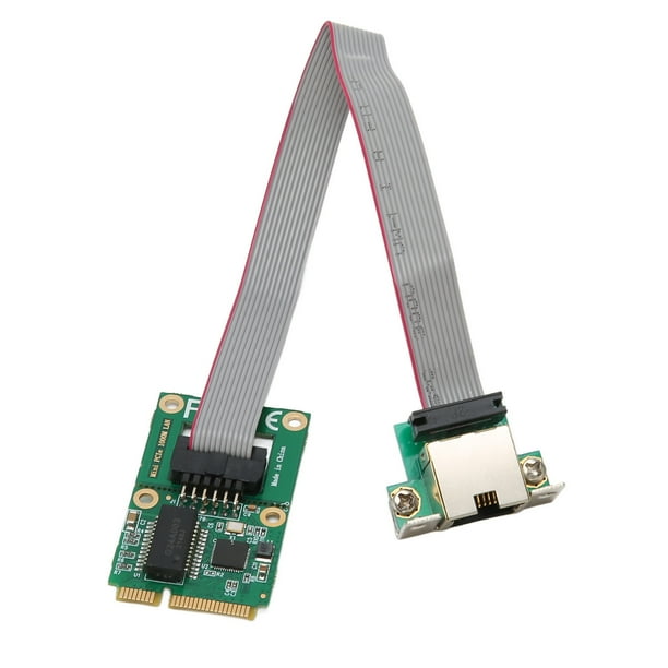 RJ45 LAN NIC Card, Mini PCIe Ethernet Card Full Half Duplex 10 100 ...
