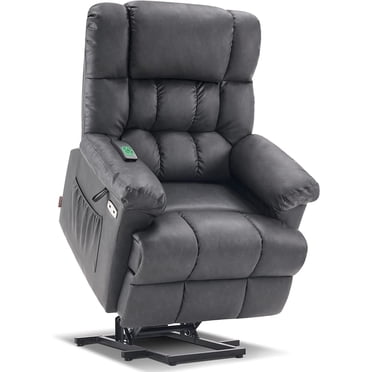 Mcombo Large Assist Lift Recliner Chair with Remote, Massage and Heat ...