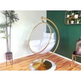 SK CHUMRA Indoor Use, Gold Finish Bubble Chair, Acrylic Swing with ...