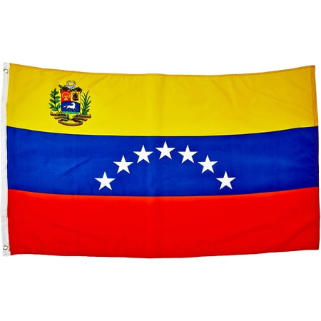 Quality Standard Flags Venezuela 7 Stars Polyester Flag, 3 by 5 ...