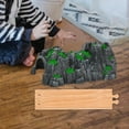 Colcolo Rockery Train Cave Tunnel Model for Home Miniature Garden Decor ...