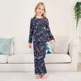 Beautiful Starry Sky Cozy Soft Long Sleeves Top and Pants 2 Piece Cool ...