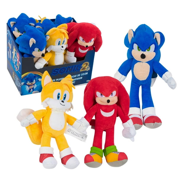 Sonic The Hedgehog 2 Plush 9 Inches Tall Set- 3 Pc Only - Walmart.com