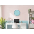 Clocks - 12" Round - Wall Clock - Blue Face - Blue Plastic Frame ...