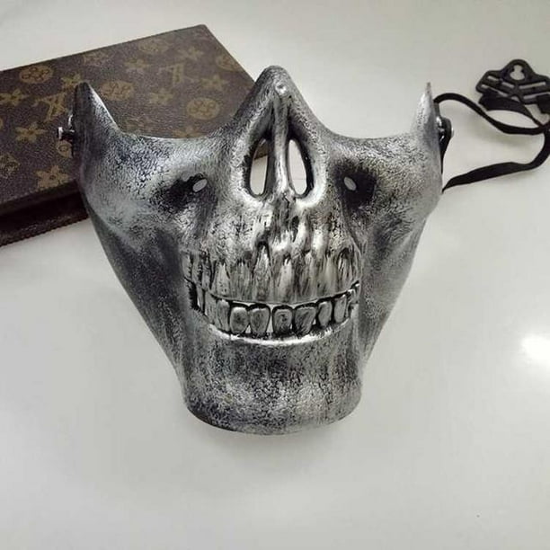 Máscara de calavera de terror de Grim Reaper, máscara de látex, tocado ...