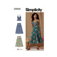 Simplicity Misses' Pleated Dress Sewing Pattern S9223 Size 6-8-10-12-14 ...