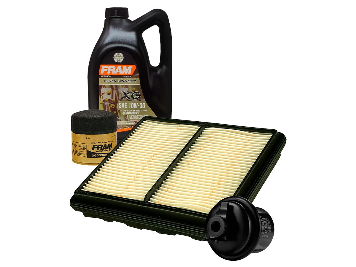 Kit De Aceite Sintético 10W30 Kit De Afinación Sin Bujías Compatible con Honda Civic L4 1.5L DE ...