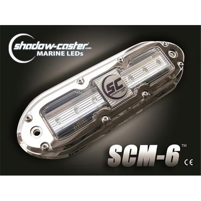 SCM-6X-GW-20 Shadow Caster SCM6 Underwater L.E.D. Light Great White ...