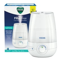 Equate Warm Mist Top Fill Humidifier, Filter Free, 1.3 Gallon, HSA/FSA ...