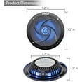 Pyle100W Low-Profile Slim Style Waterproof Weather Resistant Outdoor ...