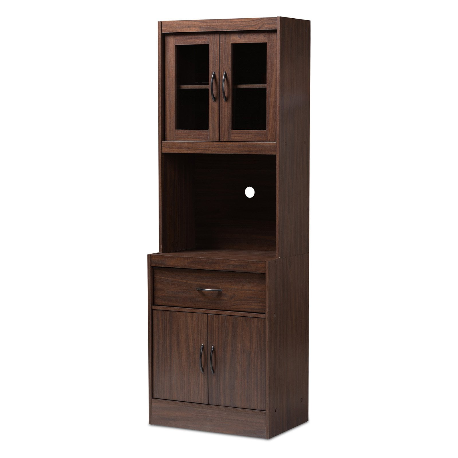Baxton Studio Laurana Modern and Contemporary Dark Walnut Finished ...
