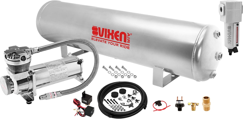 Air Lift Compressor Kit Vixen Air Suspension Kit For Truck/Car Bag/Air ...