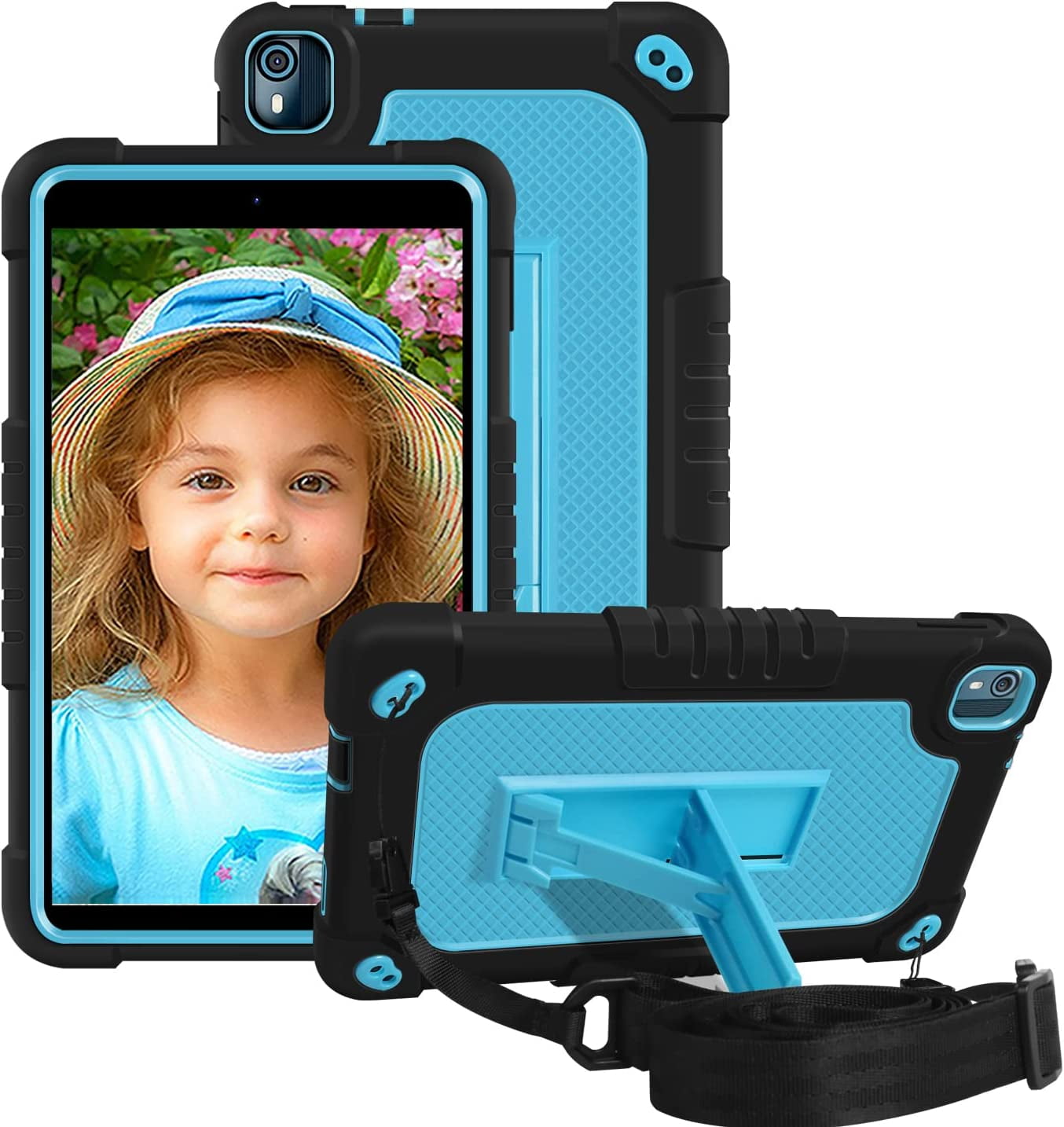 FIEWESEY Kids Case for Nokia T10 8 Inch Tablet,Shockproof Kids Friendly ...