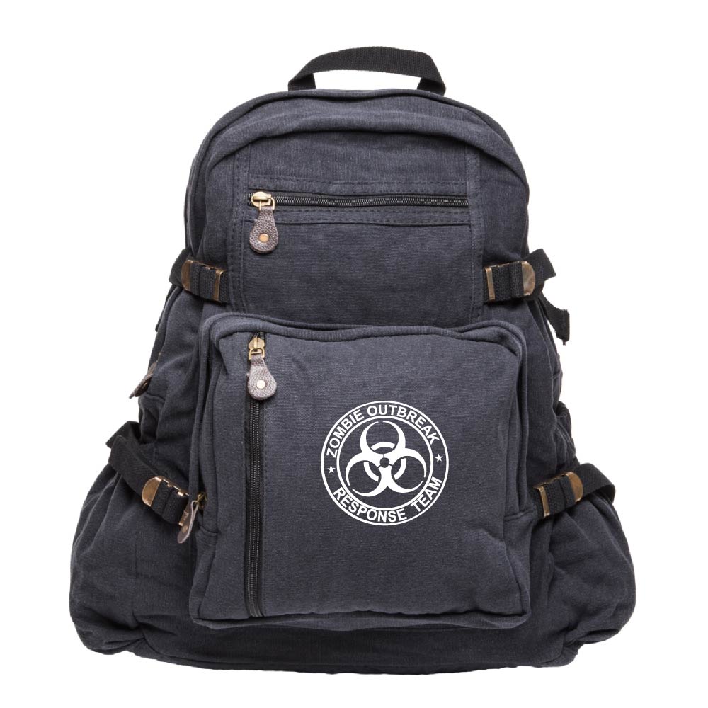 Zombie Outbreak Response Team Sport Heavyweight Canvas Backpack bag in ...