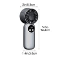 Cevemin Cold Ice Handheld Fan Portable Quiet Mini Fan With Long Battery ...