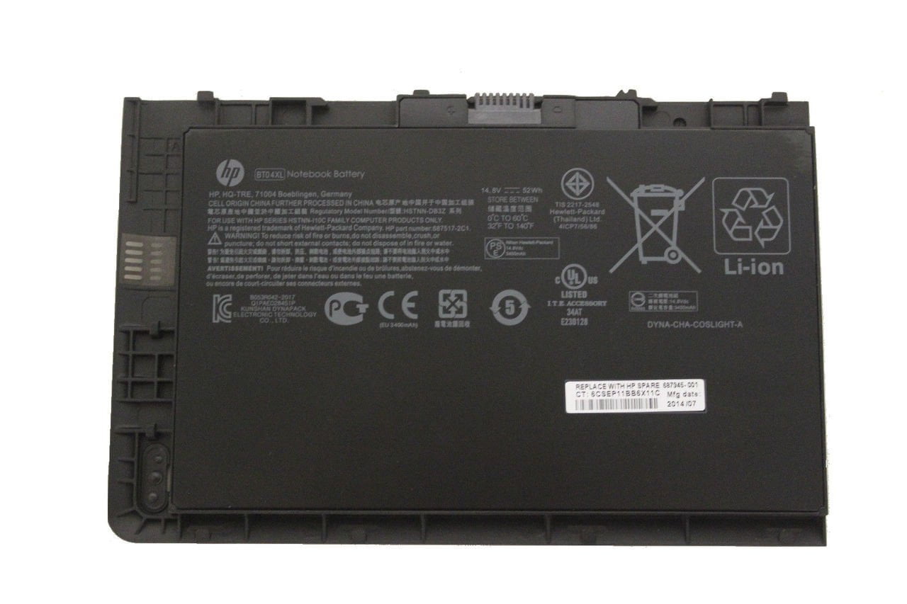 New Genuine HP EliteBook Folio 9470 9470M 9480m 11.1V 60Wh Battery ...