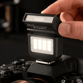 Mini Camera Top LED Video Light Rechargeable Continuous Fill Light for ...