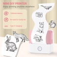 ROJAX Print Pods Mini Thermal Printer, Inkless Portable Sticker Maker ...