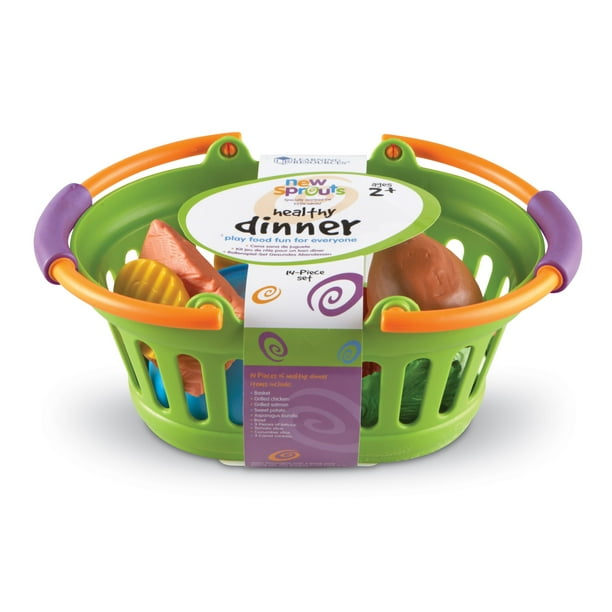 Learning Resources New Sprouts Healthy Dinner, Play Foo, Ages 18 mos+ ...